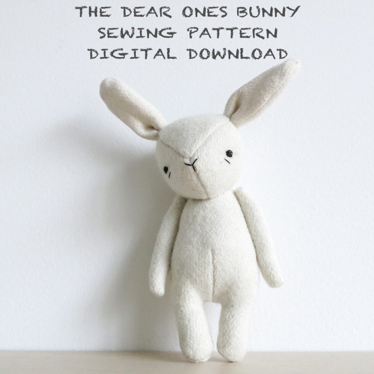 Bunny Sewing Pattern Sewing Pattern The Dear Ones Bunny Soft Toy Pdf ...