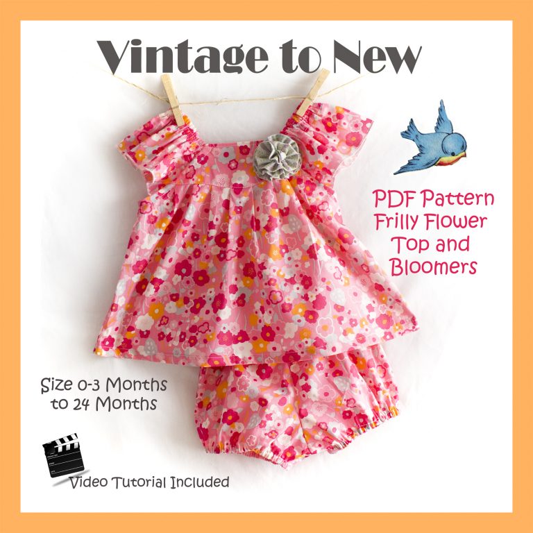 Free Sewing Patterns For Baby Pdf Sewing Pattern For Babies Top And ...
