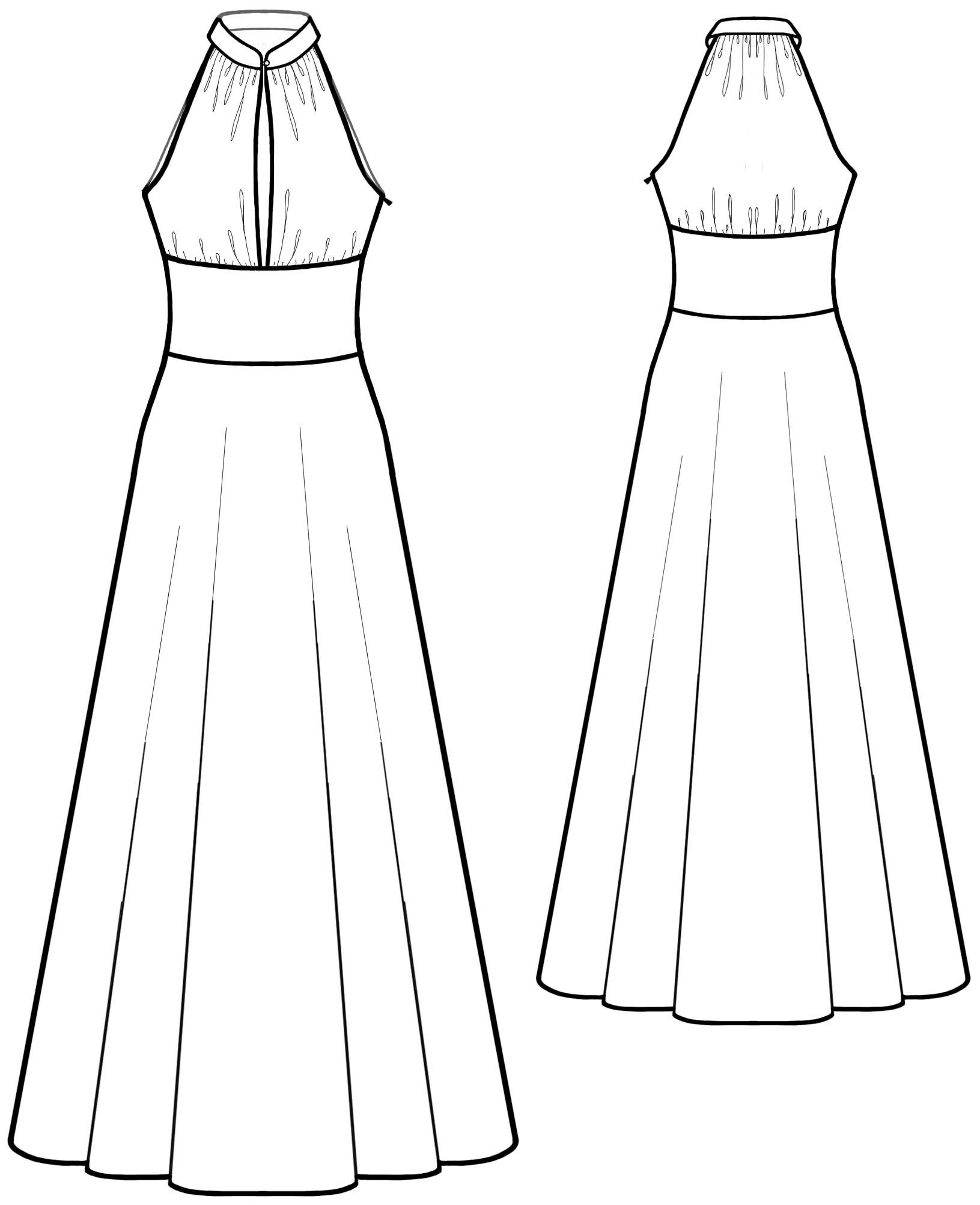23+ Excellent Picture of Halter Neck Sewing Pattern ...
