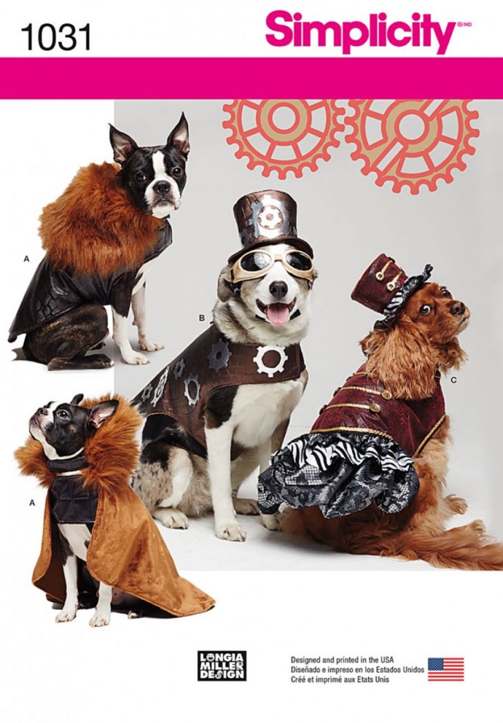 Sewing Patterns For Dogs Discontinued Simplicity Sewing Pattern 1031 ...