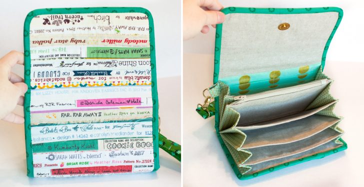 Sewing Wallet Pattern Free I Am Luna Sol Selvedge Wallets Accordion ...